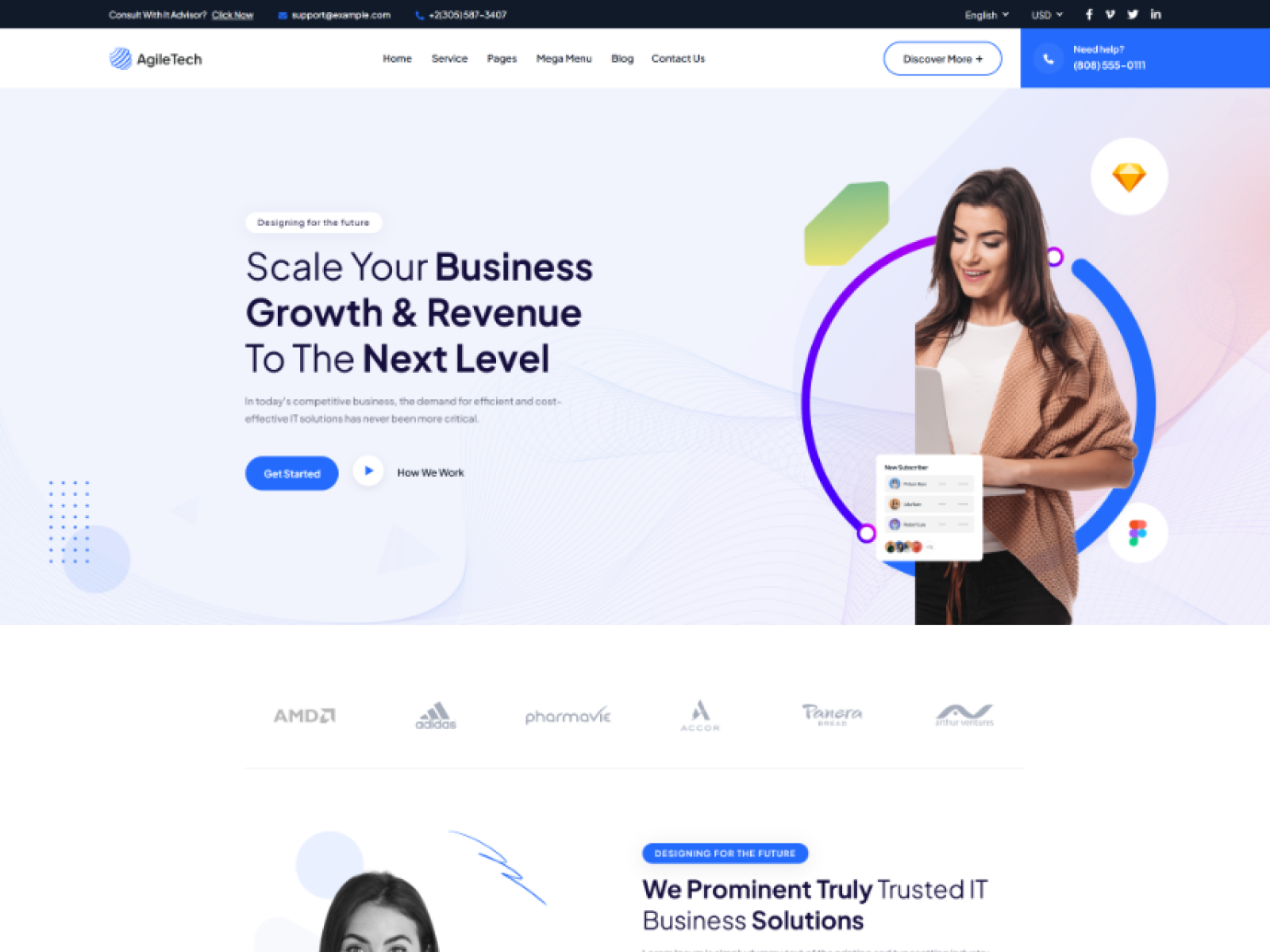 AglieTech - IT Solutions & Technology Html5 Template